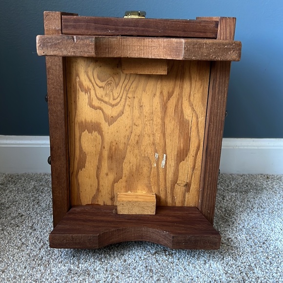 Accents | Vintage Shoe Polish Box Wood Shoe Polish Box Vintage Home ...